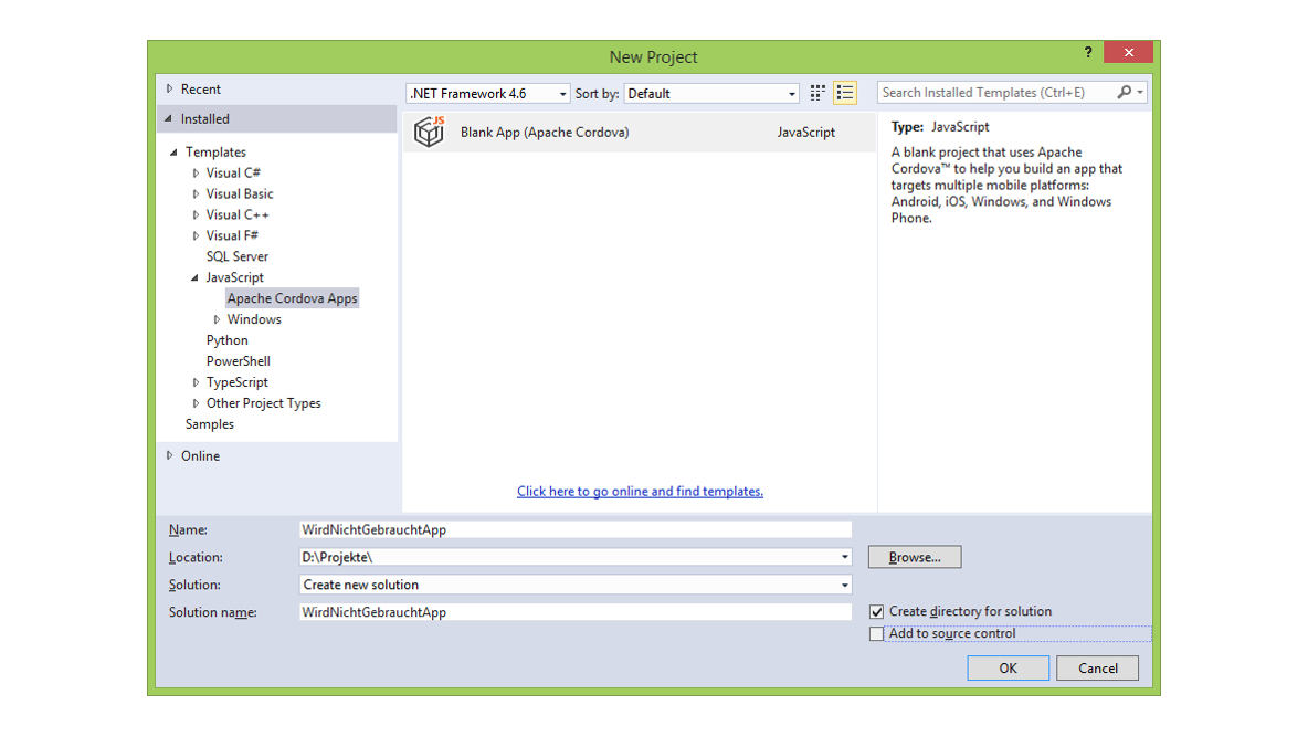 Cordova goes MS Visual Studio - ZEISS Digital Innovation Blog